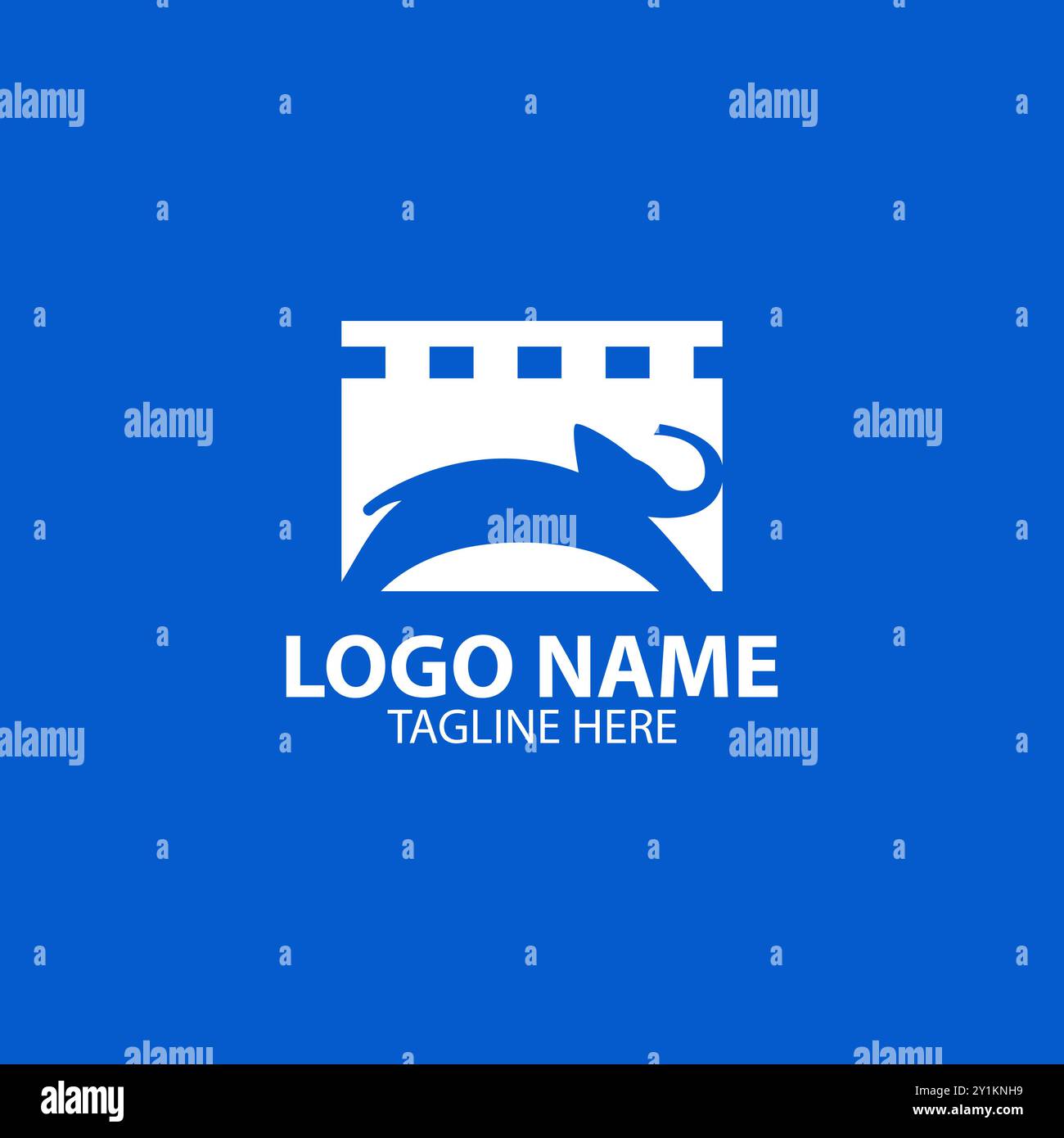 elephant movie logo design vector Stock Vector Image & Art - Alamy