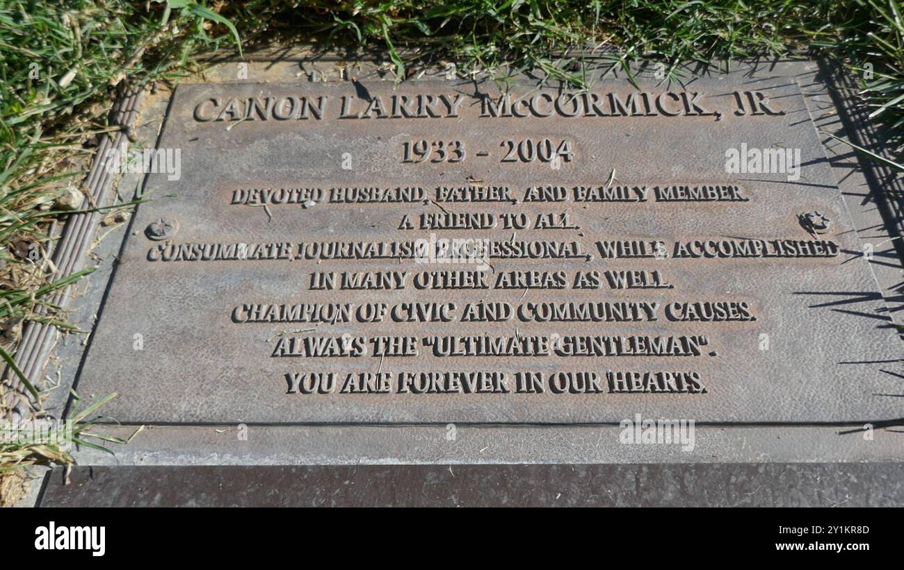 Los Angeles, California, USA 6th September 2024 News Anchor Larry ...