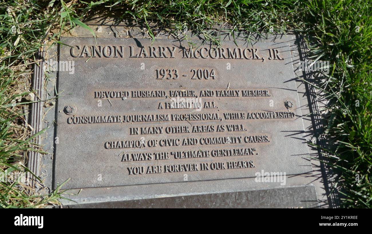 Los Angeles, California, USA 6th September 2024 News Anchor Larry ...