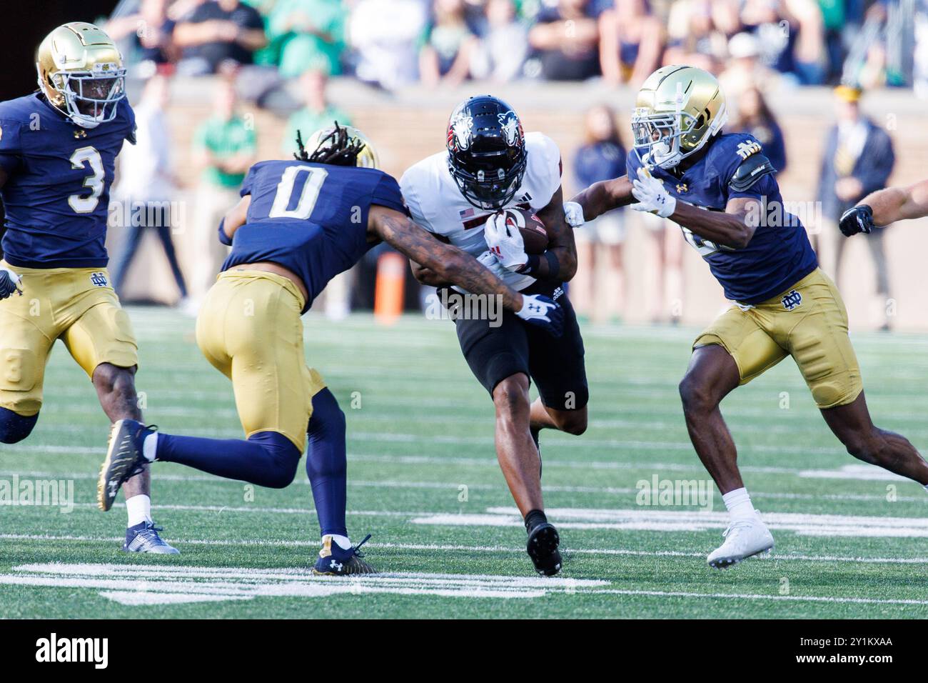 South Bend, Indiana, USA. 07th Sep, 2024. Northern Illinois wide ...