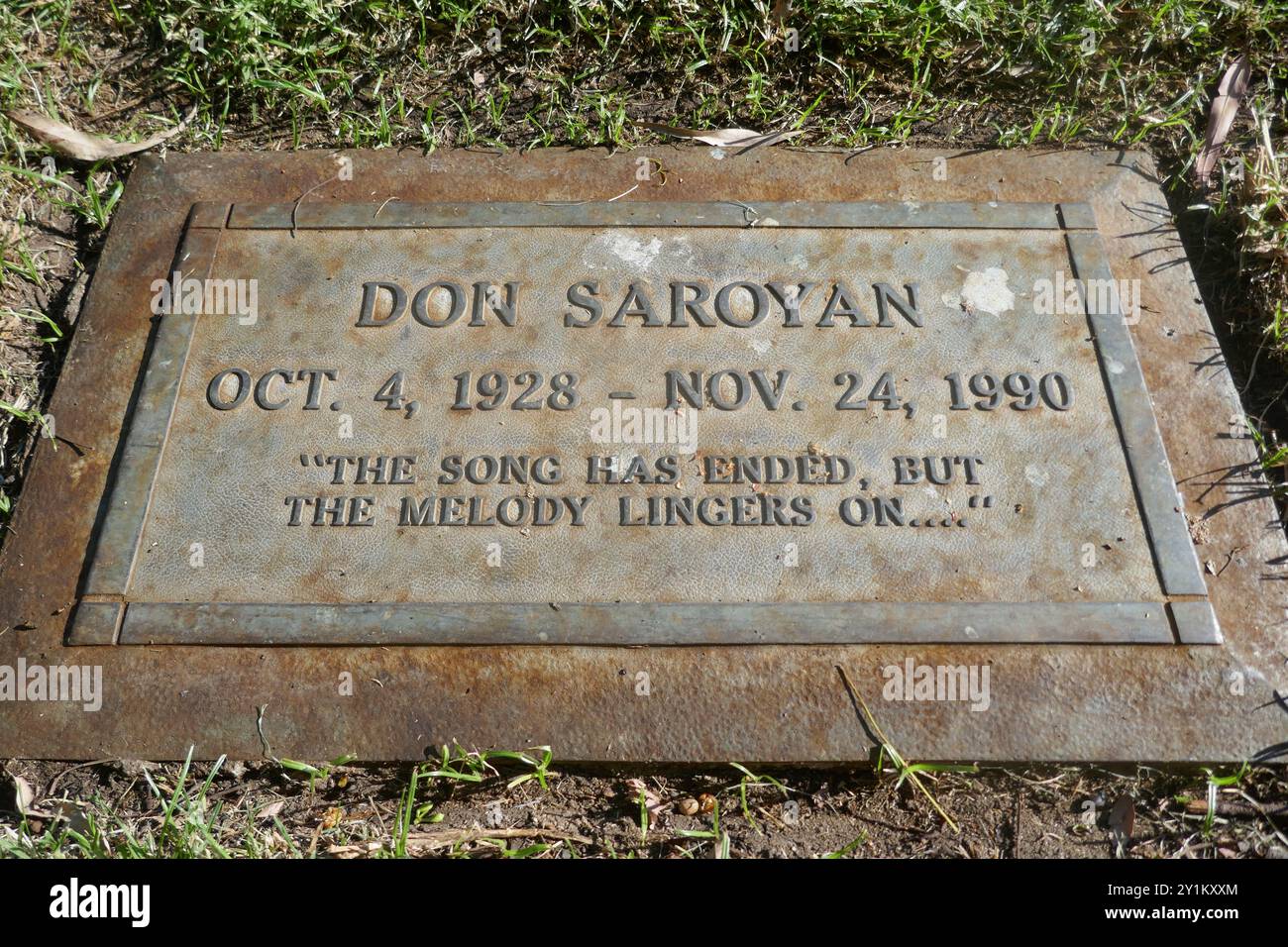 Los Angeles, California, USA 6th September 2024 Actor Don Saroyan Grave ...