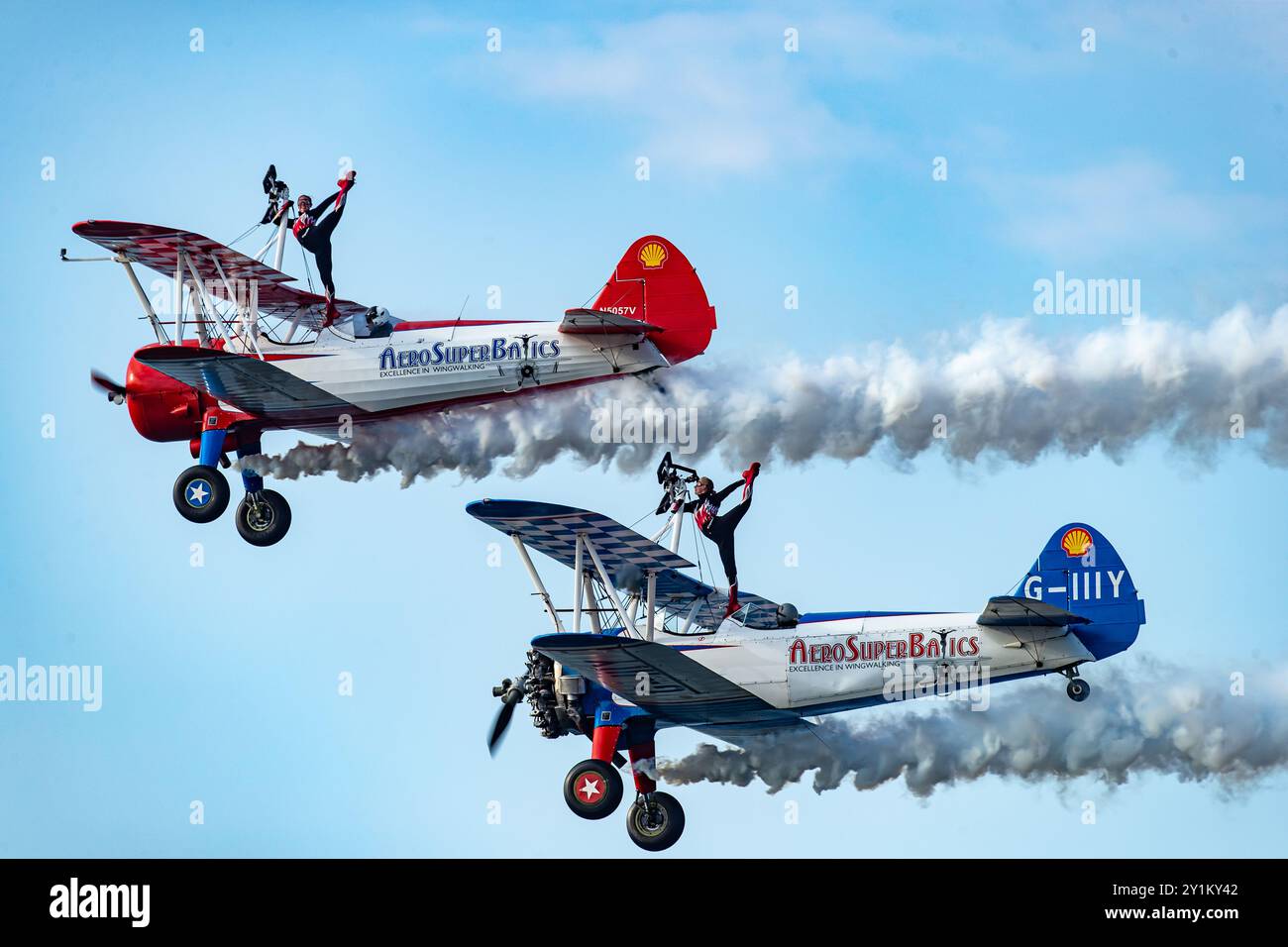 07/09/2024 Portrush Portrush Airshow 2024 The Boeing Stearman Model 75 ...