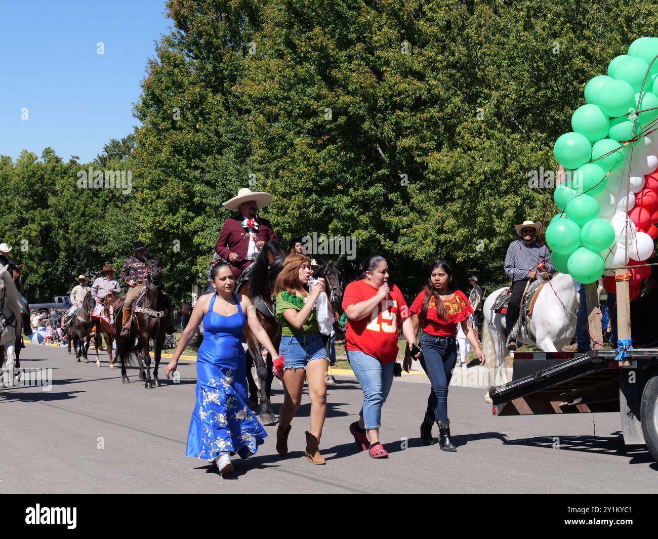 Olathe, Kansas - September 7, 2024: Johnson County Old Settlers Parade ...