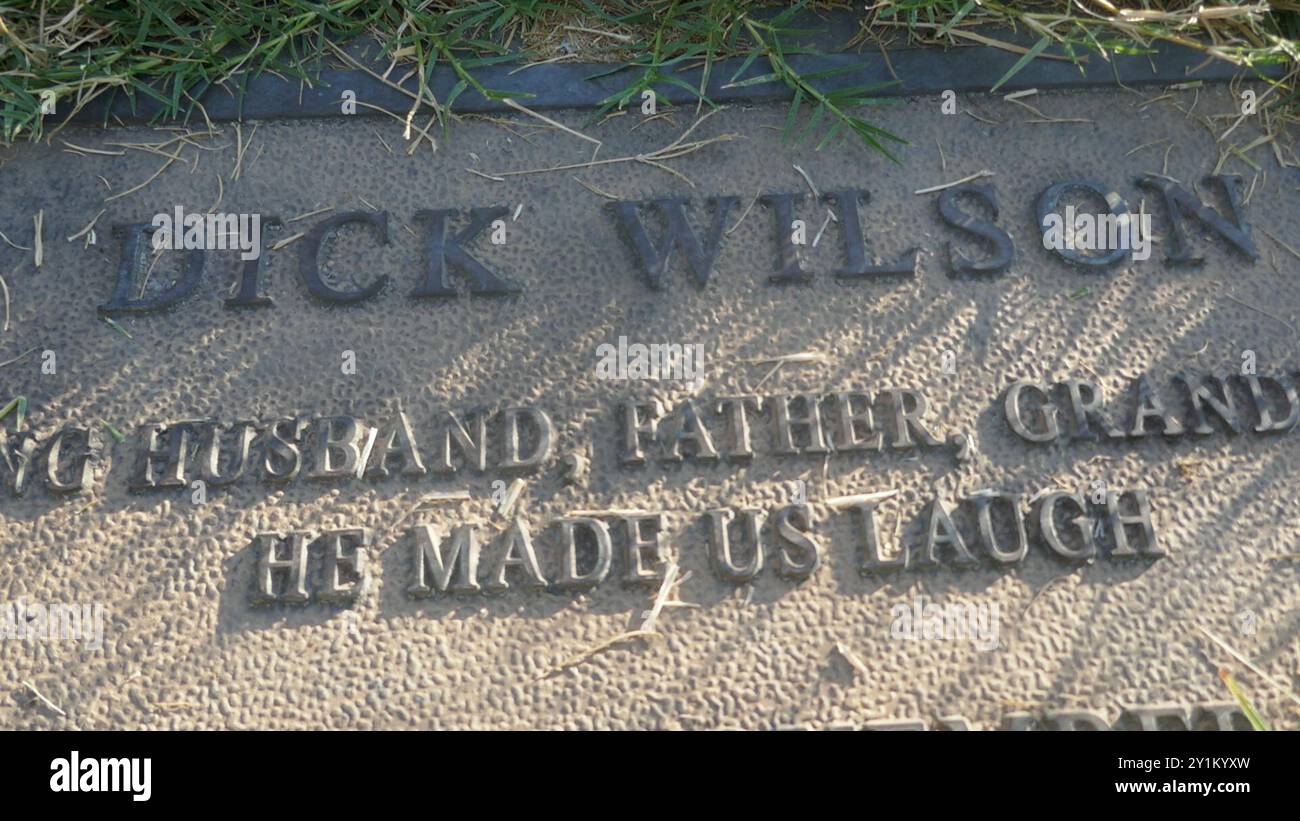 Los Angeles, California, USA 6th September 2024 Actor Dick Wilson Grave ...