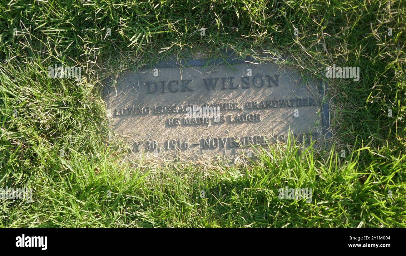 Los Angeles, California, USA 6th September 2024 Actor Dick Wilson Grave ...