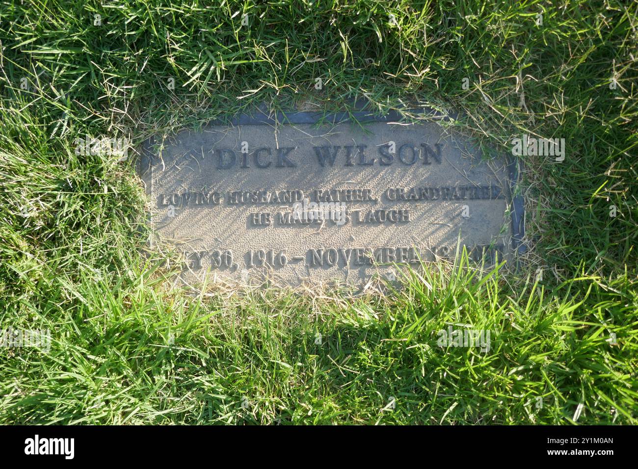 Los Angeles, California, USA 6th September 2024 Actor Dick Wilson Grave ...