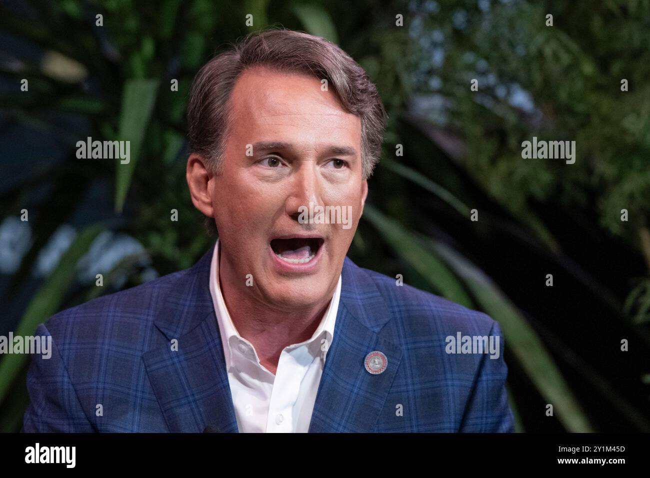 Austin, Texas, USA. 7th Sep 2024. Republican Governor GLENN YOUNGKIN of ...