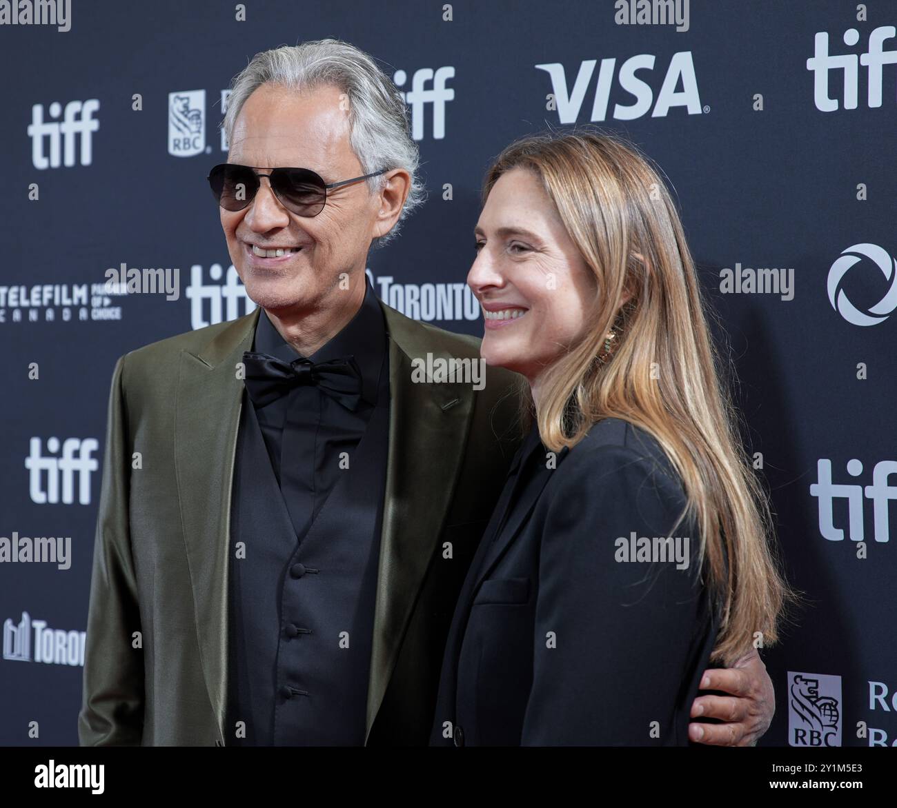 Toronto, Canada. 7th Sep 2024. Andrea Bocelli and (Writer/Director ...