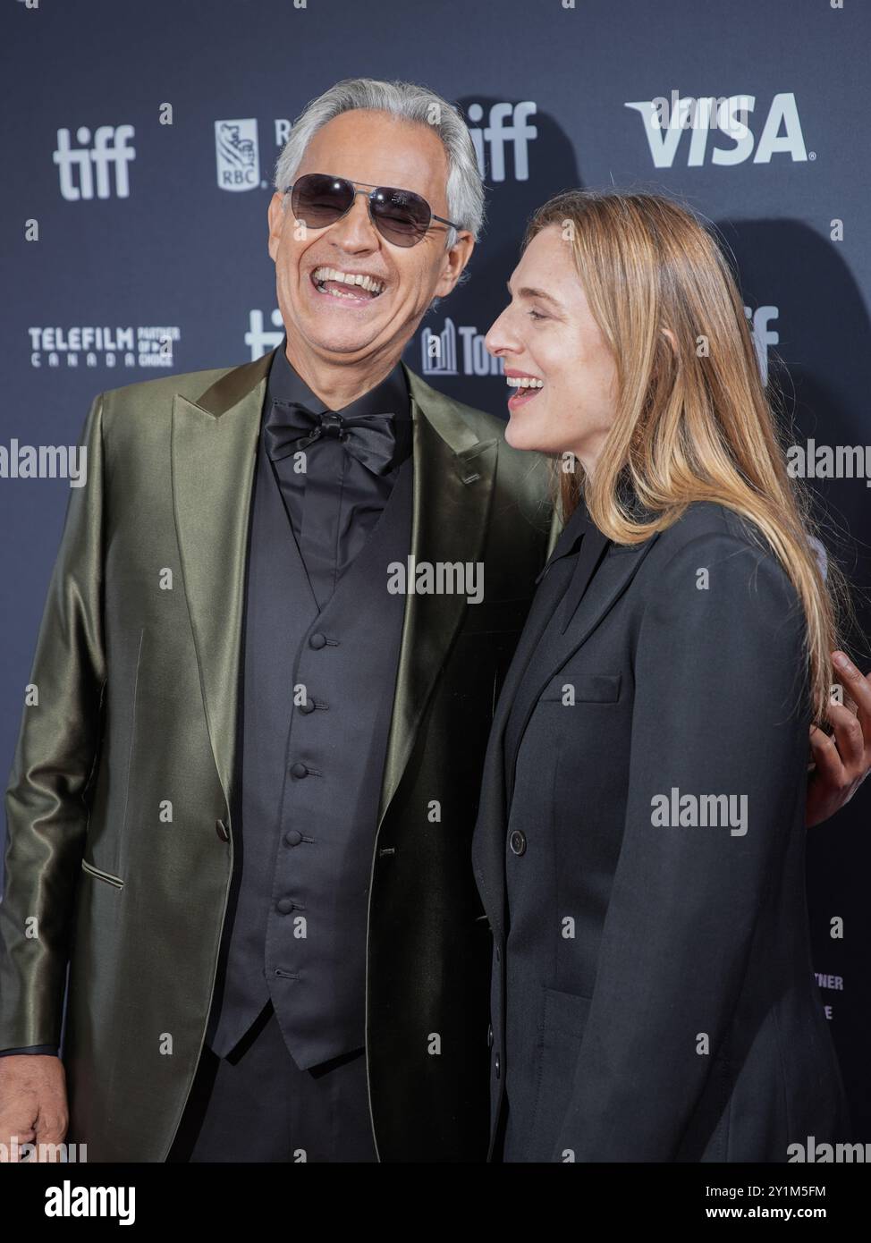 Toronto, Canada. 7th Sep 2024. Andrea Bocelli and (Writer/Director ...