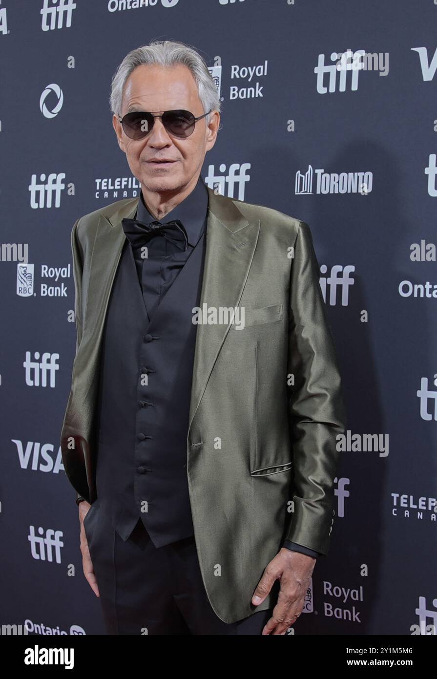 Toronto, Canada. 7th Sep 2024. Andrea Bocelli on the red carpet at the ...