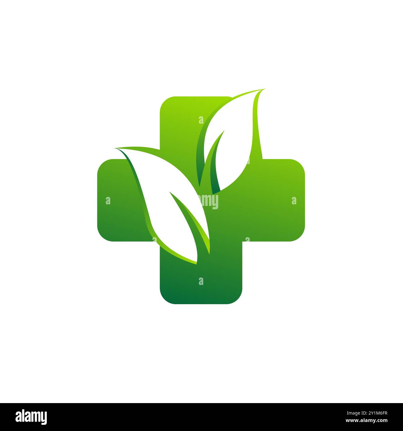 herbal medicine pharmacy health logo, medical plus icon symbol vector design illustration Stock ...
