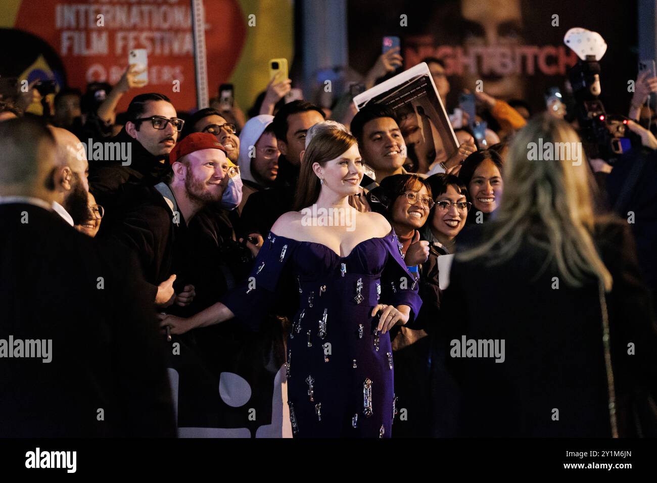 Toronto, Canada. 07th Sep, 2024. Amy Adams arrives on the red carpet ...