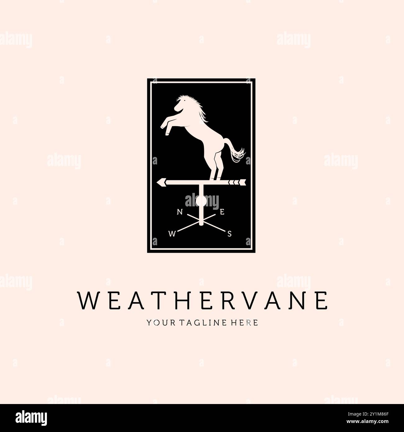 Modern wind farm old Stock Vector Images - Alamy