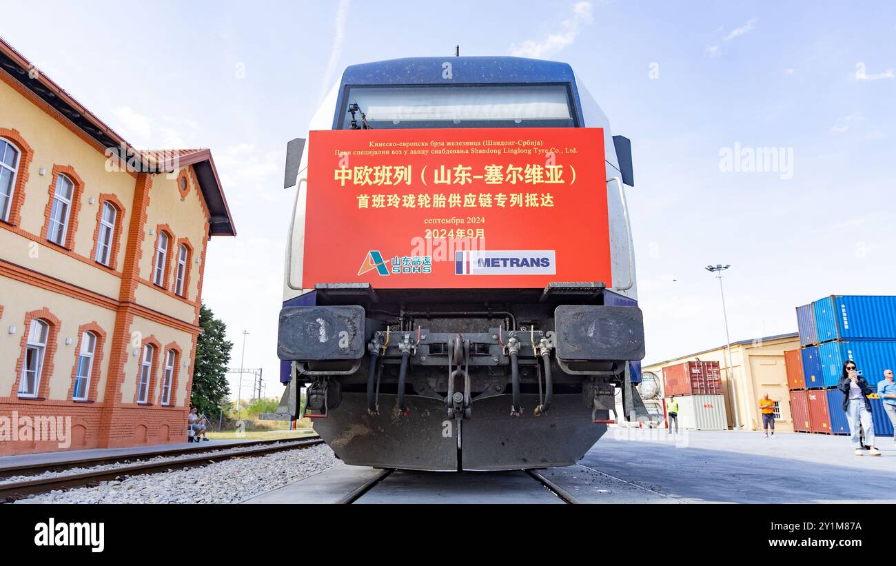 (240908) -- INDJIJA, Sept. 8, 2024 (Xinhua) -- The first specialized ...