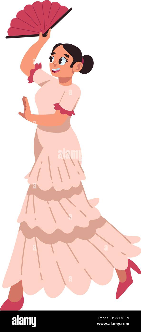 spanish flamenco dancer woman Stock Vector Image & Art - Alamy