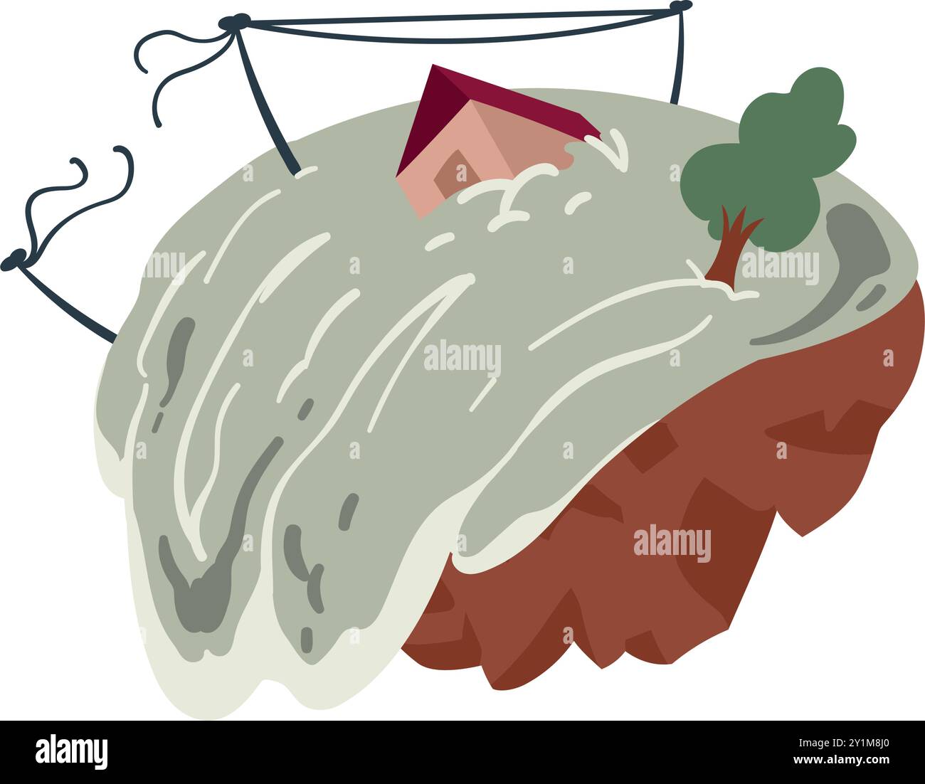 Rainy flood Cut Out Stock Images & Pictures - Alamy