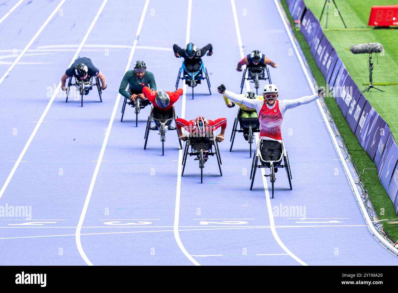 Paris, France. 07th Sep, 2024. Austin Smeenk of Canada wins the T34 ...