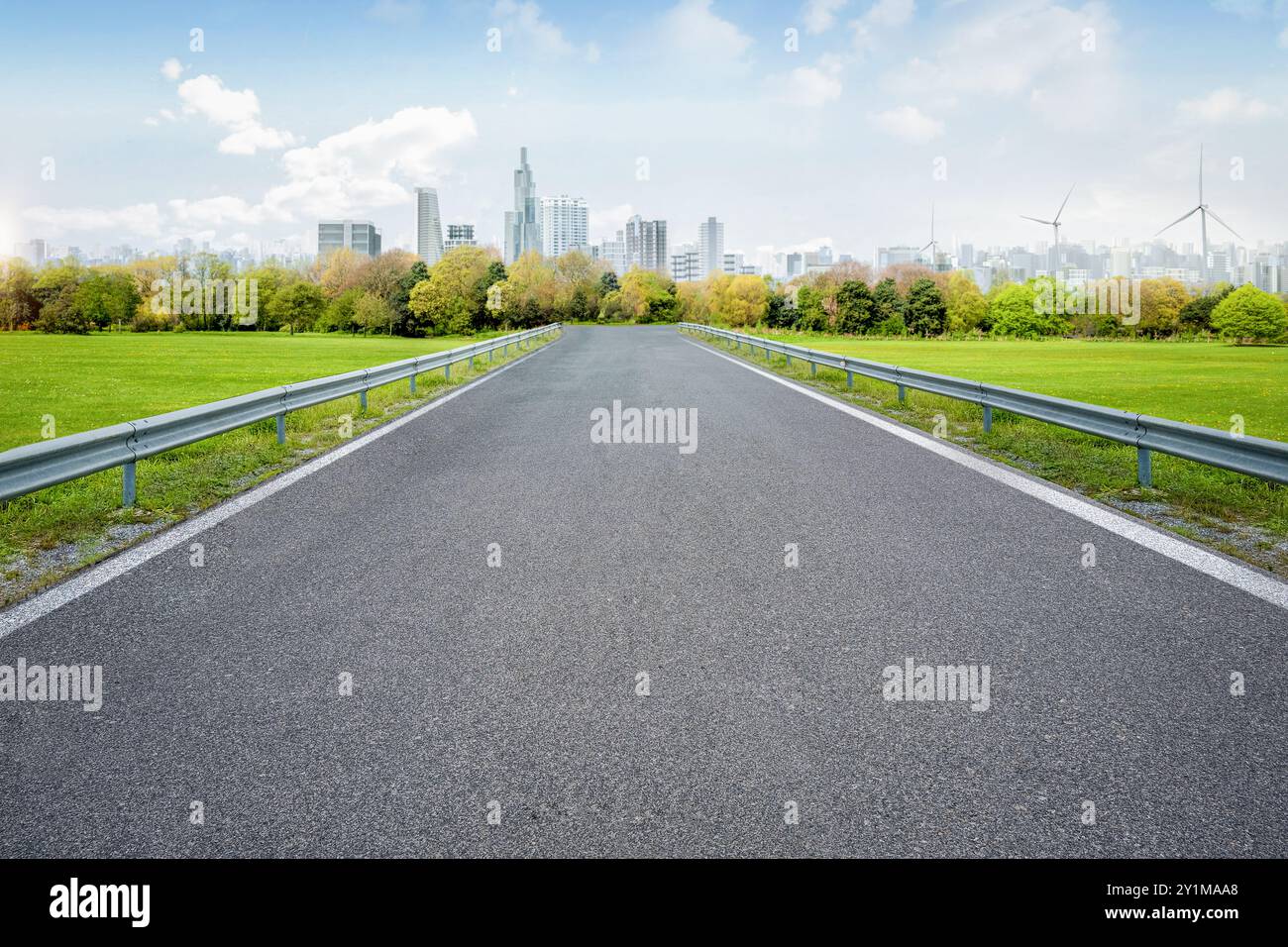 Rendering green 3d highway hi-res stock photography and images - Alamy
