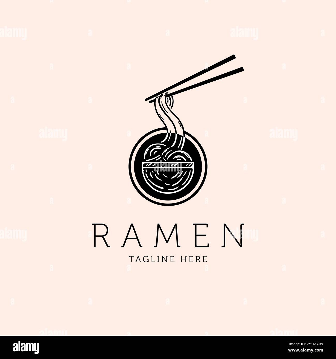 Food vector logo design Stock Vector Images - Alamy