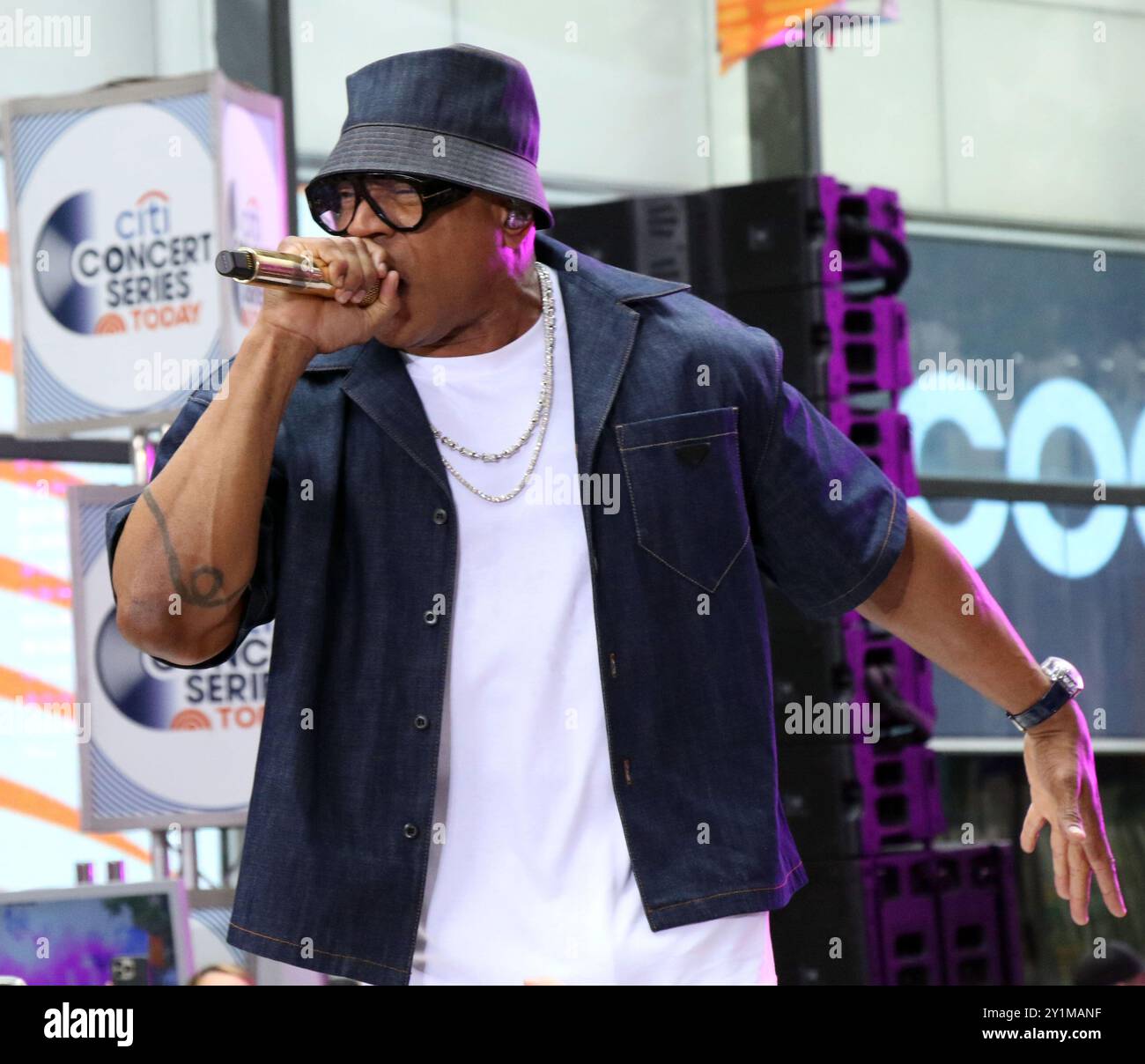 September 06, 2024 LL Cool J perform on Today Show Citi Concert Series ...