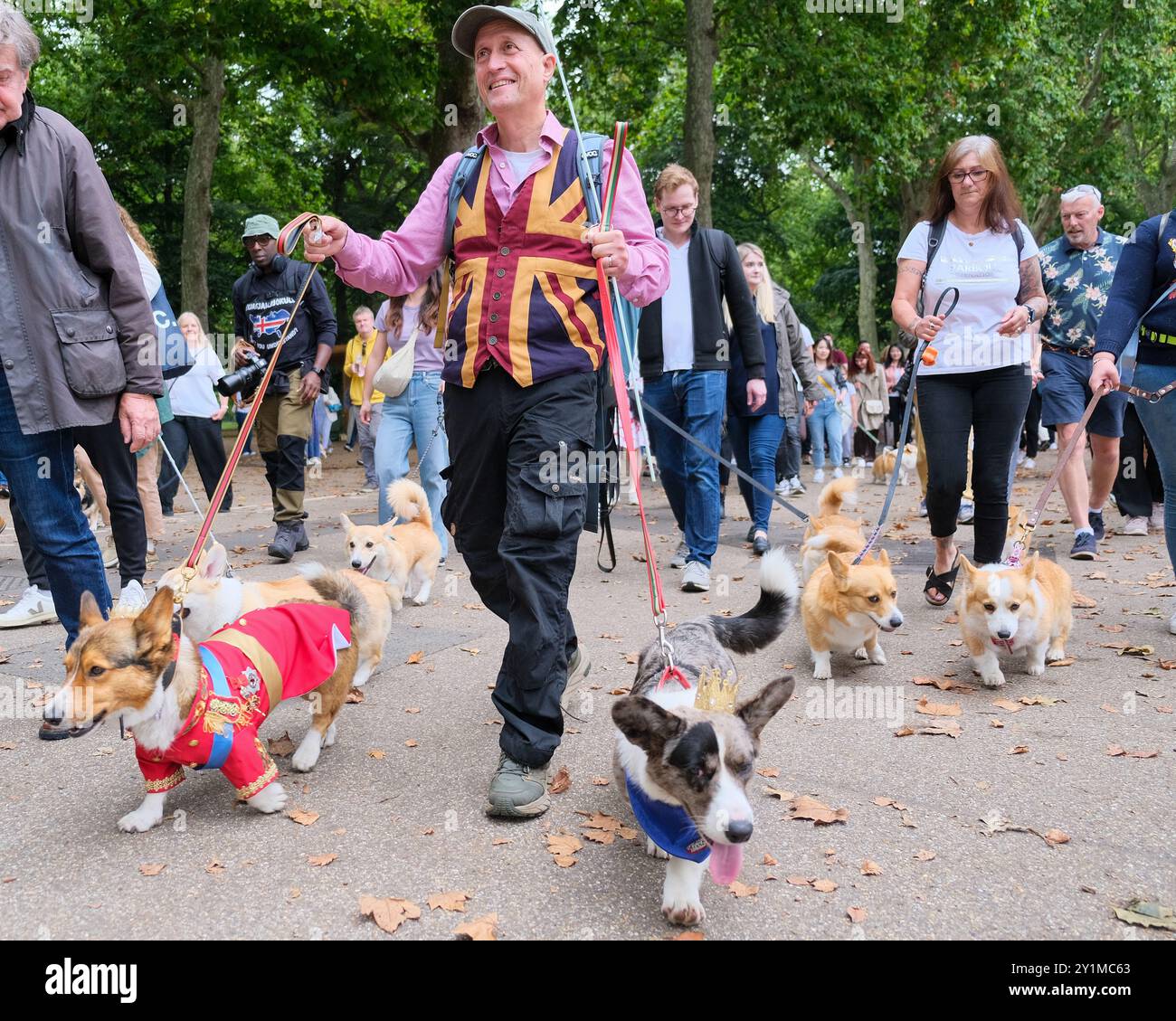 London, UK, 7th September, 2024. Corgi owners and their four legged ...