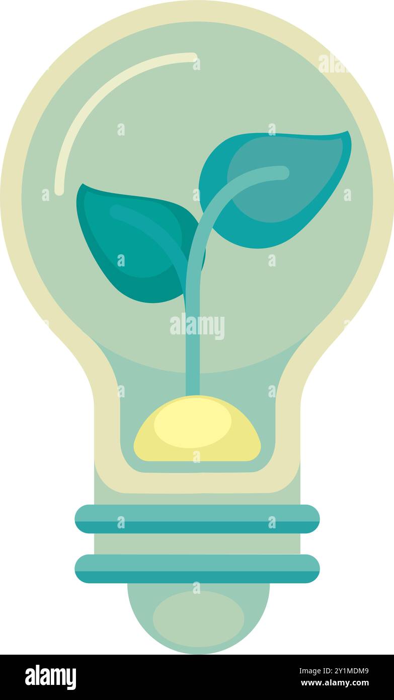 light bulb saving energy Stock Vector Image & Art - Alamy