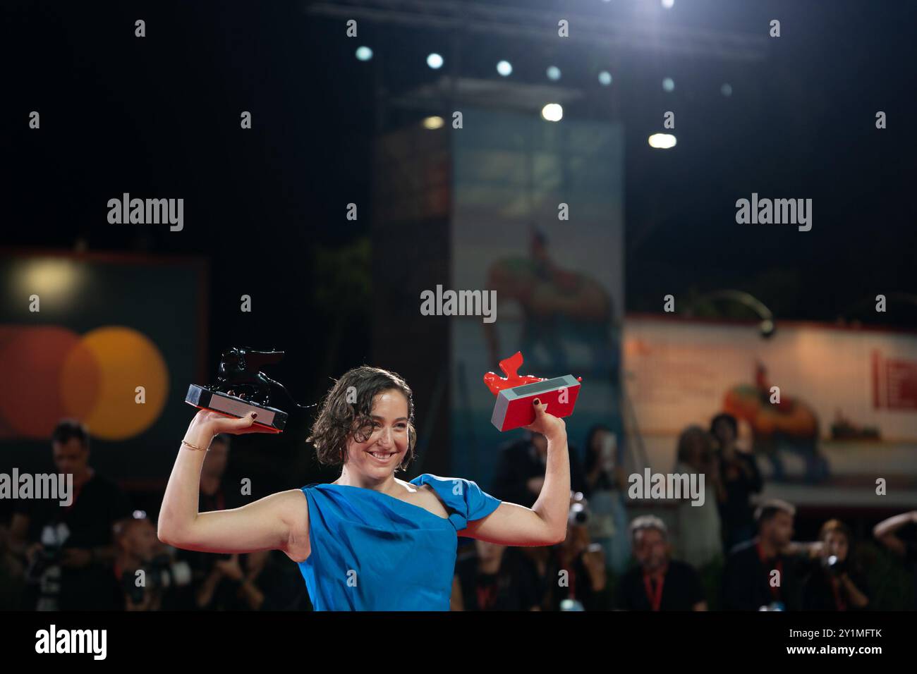 Sarah Friedland poses with the Best Director Award during the 81st ...