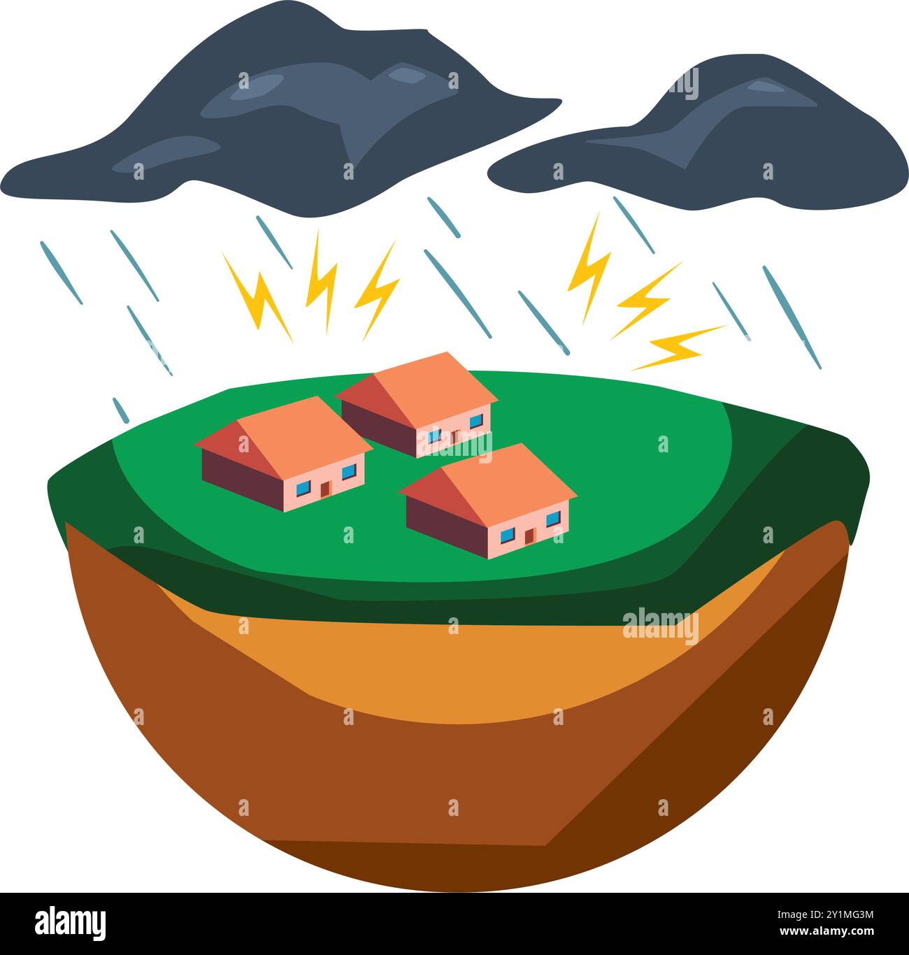 Environmental conditions climate change Stock Vector Images - Alamy
