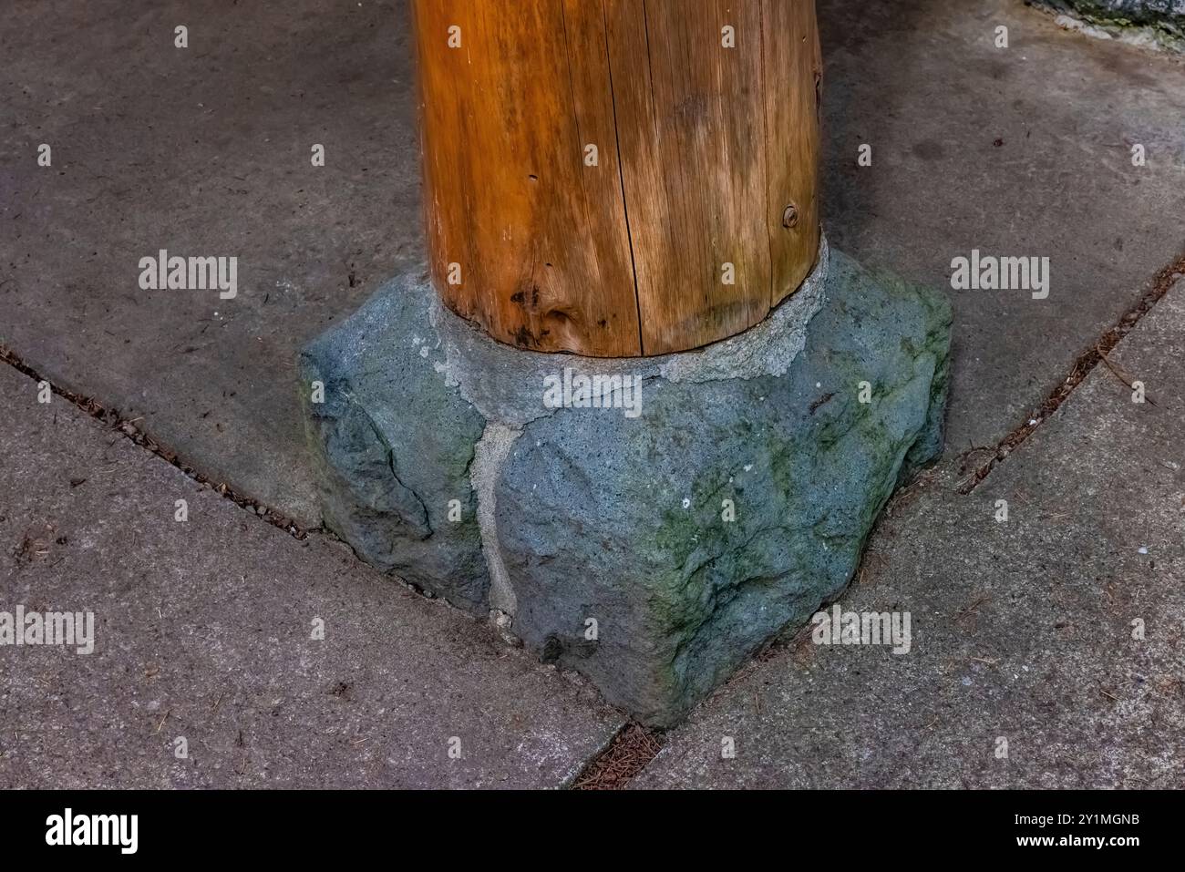 Rustic park picnic pavilion built by the Civilian Conservation Corps in ...