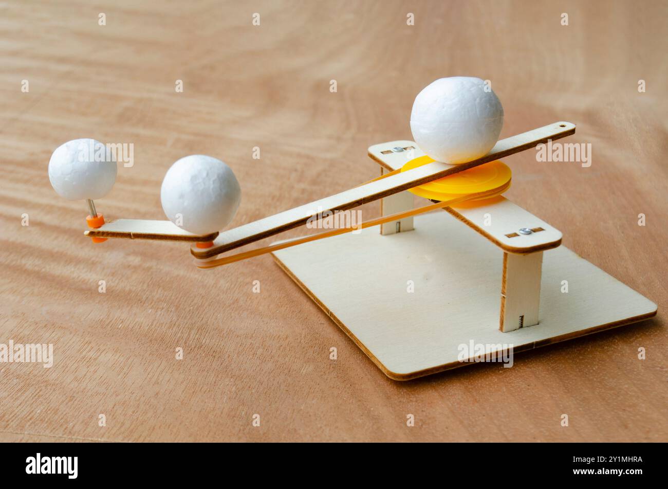 Do It Yourself Sun, Earth and Moon Orbit Model. Earth and DIY concept ...