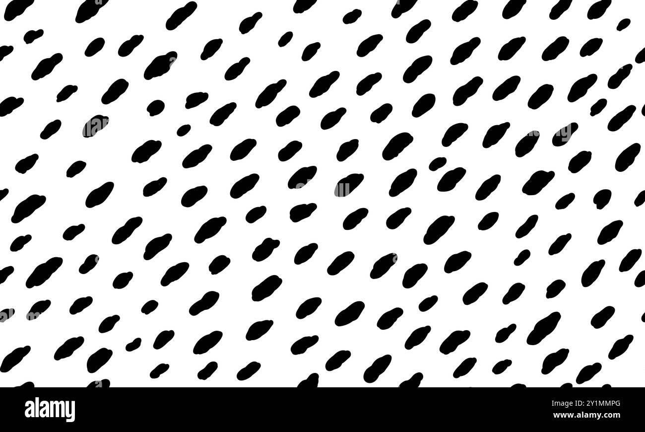 Simple seamless pattern with small dashes. Vector wallpaper with spots ...