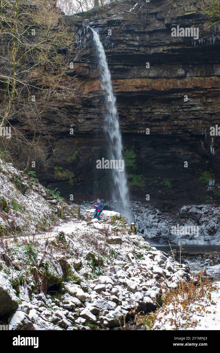 Hardraw Force is England's highest waterfall, with a 300 ft drop. The ...