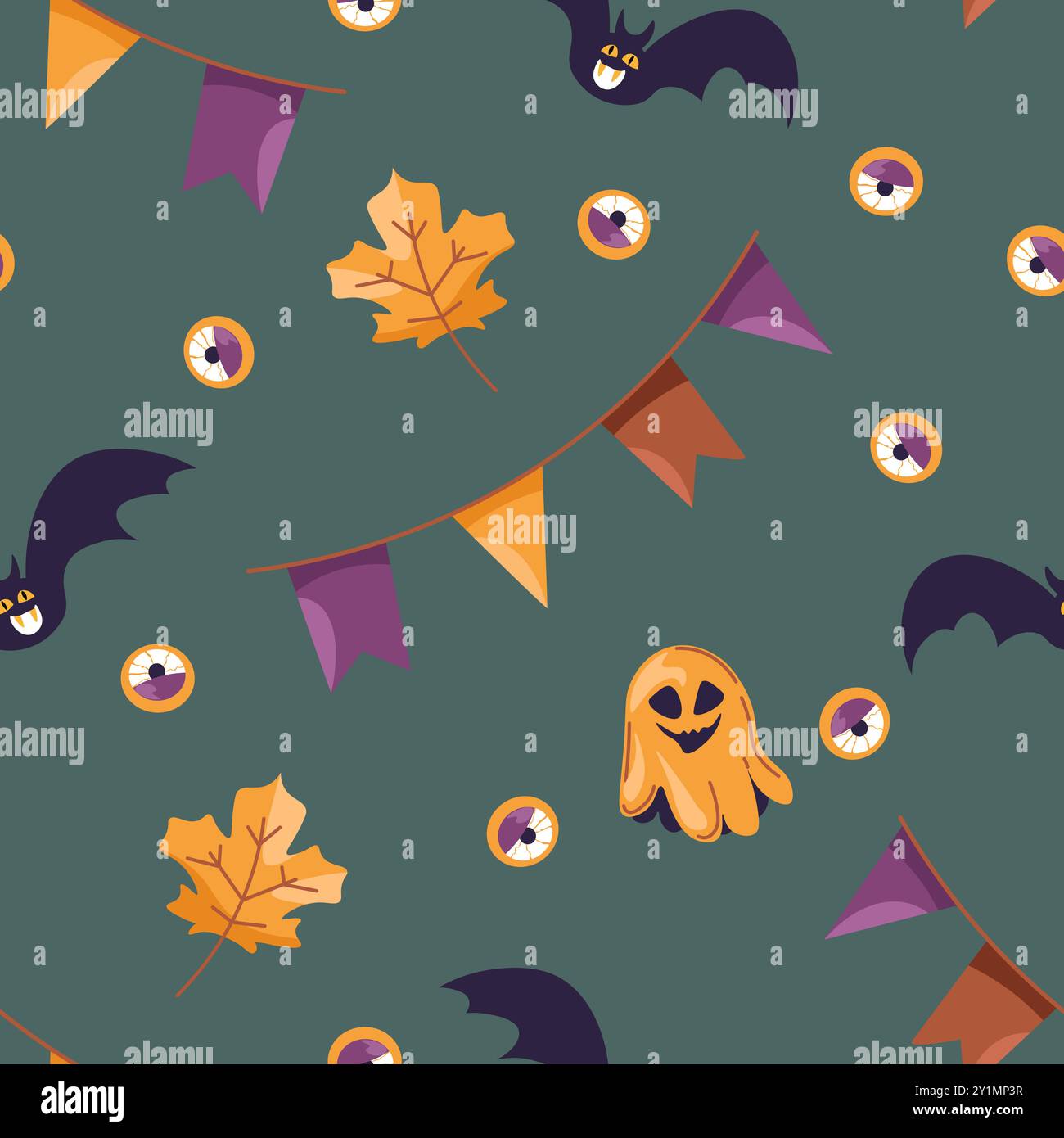 Seamless night bats pattern hi-res stock photography and images - Alamy