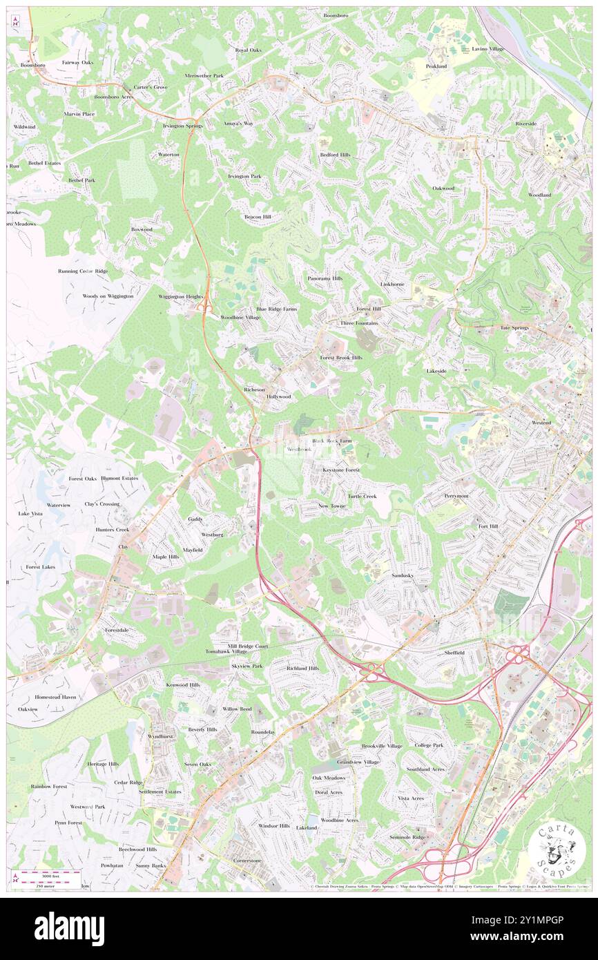 Westbrook, City of Lynchburg, US, United States, Virginia, N 37 23' 48 ...