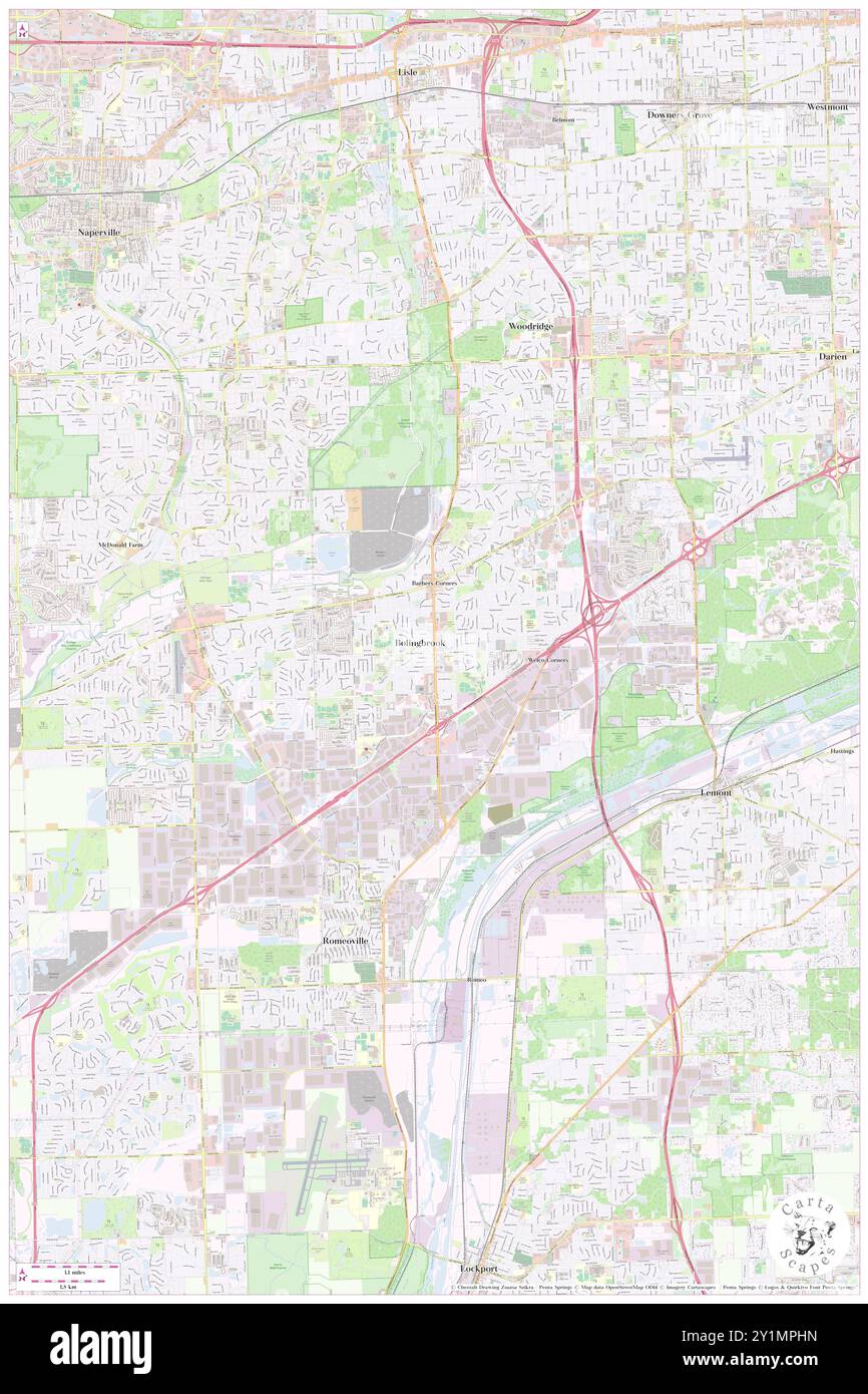 Bolingbrook, Will County, US, United States, Illinois, N 41 41' 55'', S ...