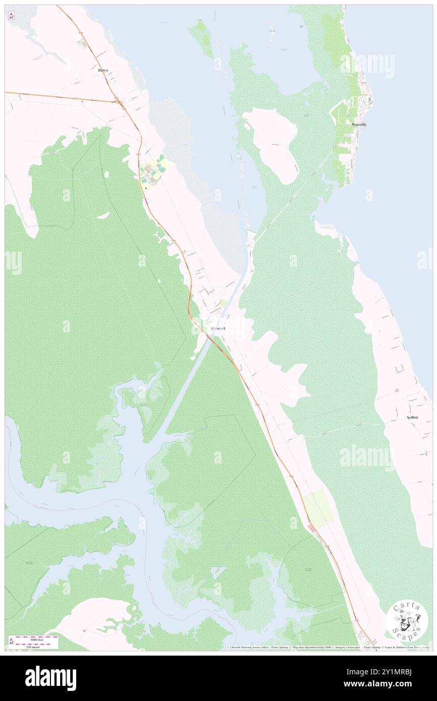 Coinjock, Currituck County, US, United States, North Carolina, N 36 20 ...