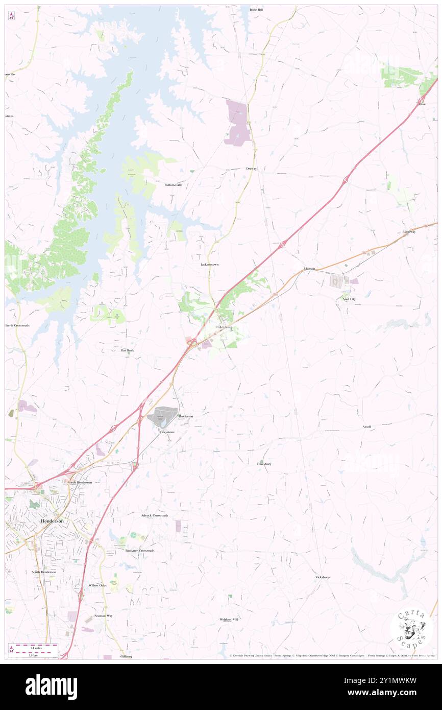 Middleburg, Vance County, US, United States, North Carolina, N 36 23 ...