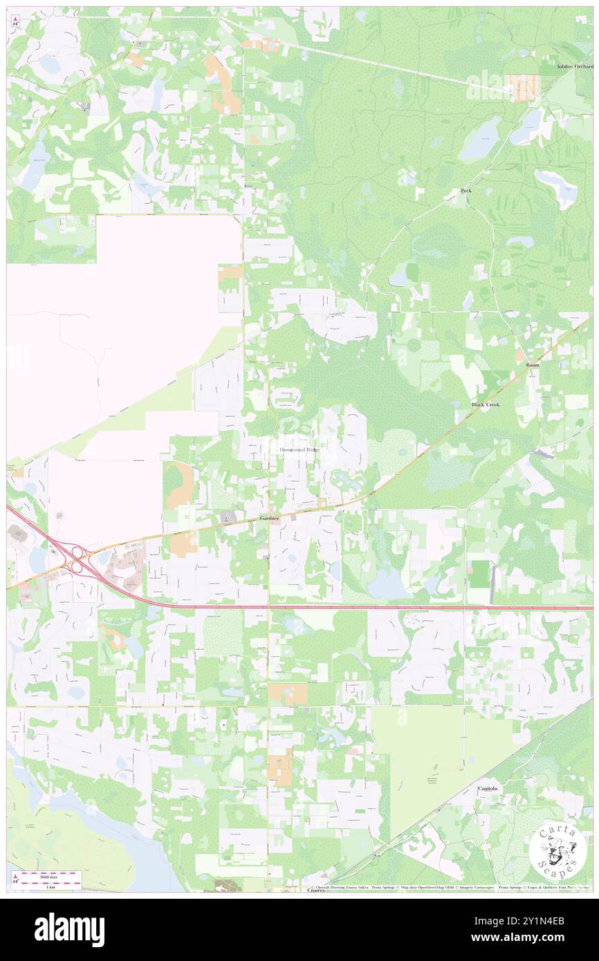 Homestead Ridge, Leon County, US, United States, Florida, N 30 30' 5 ...