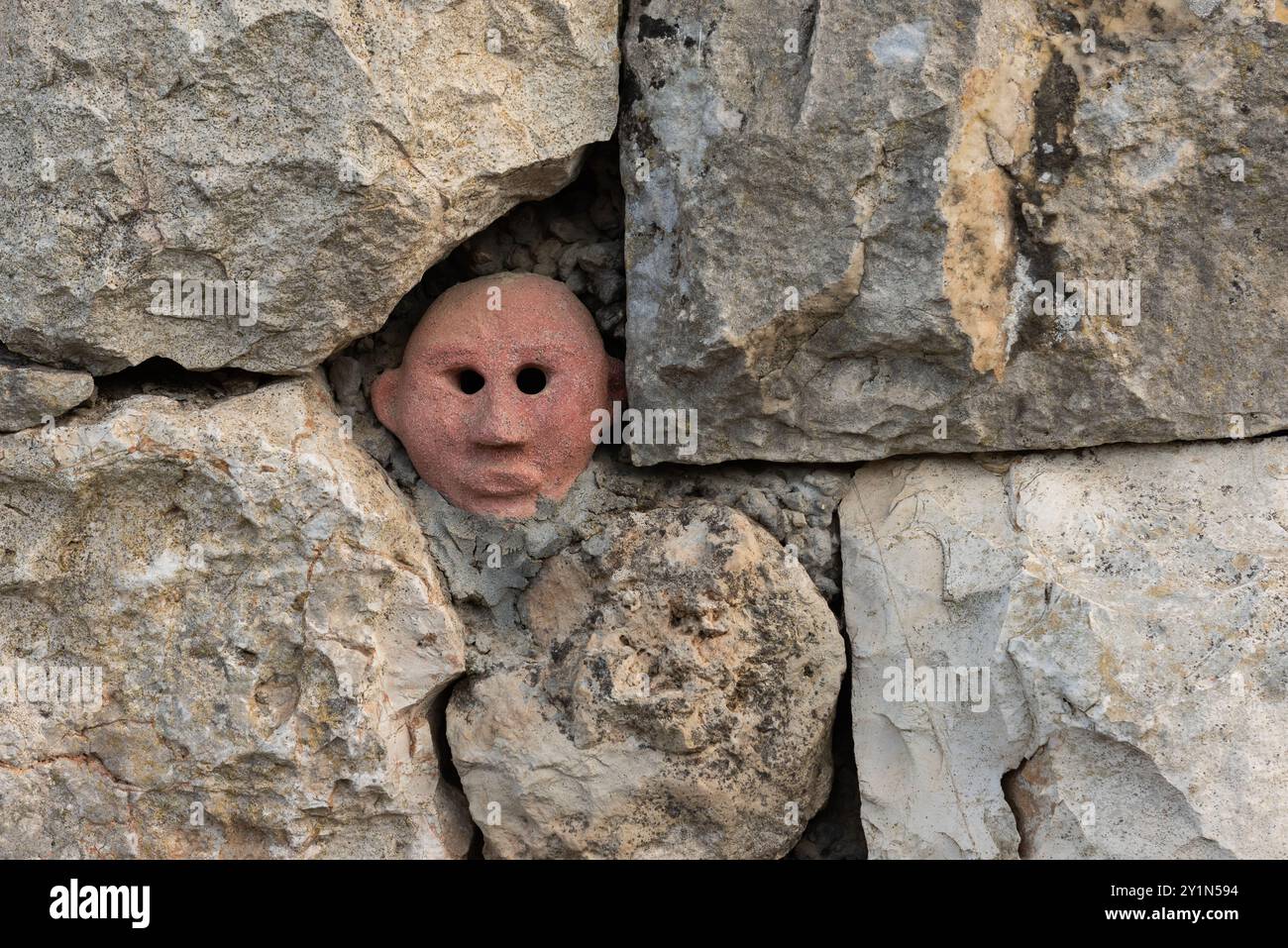 Old stone head from hi-res stock photography and images - Alamy