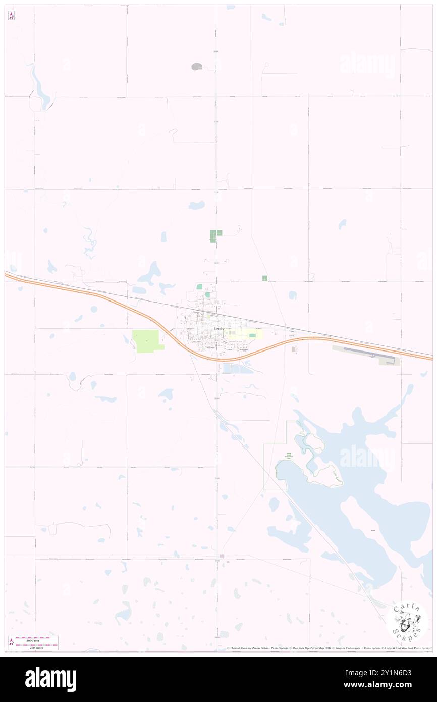 Leeds, Benson County, US, United States, North Dakota, N 48 17' 20'', S ...