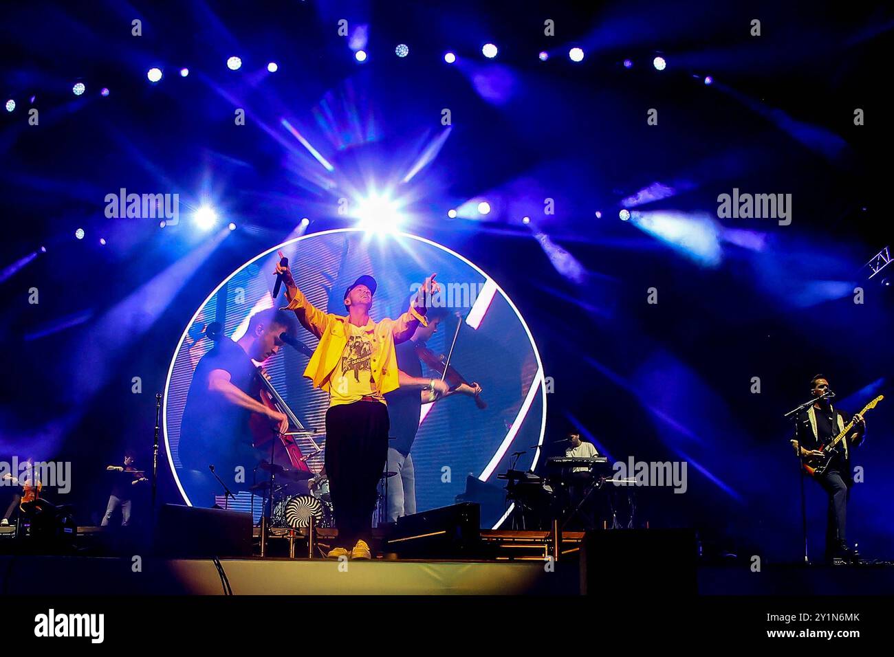 Konzert von OneRepublic, at Lollapalooza Berlin, Olympiastadion ...
