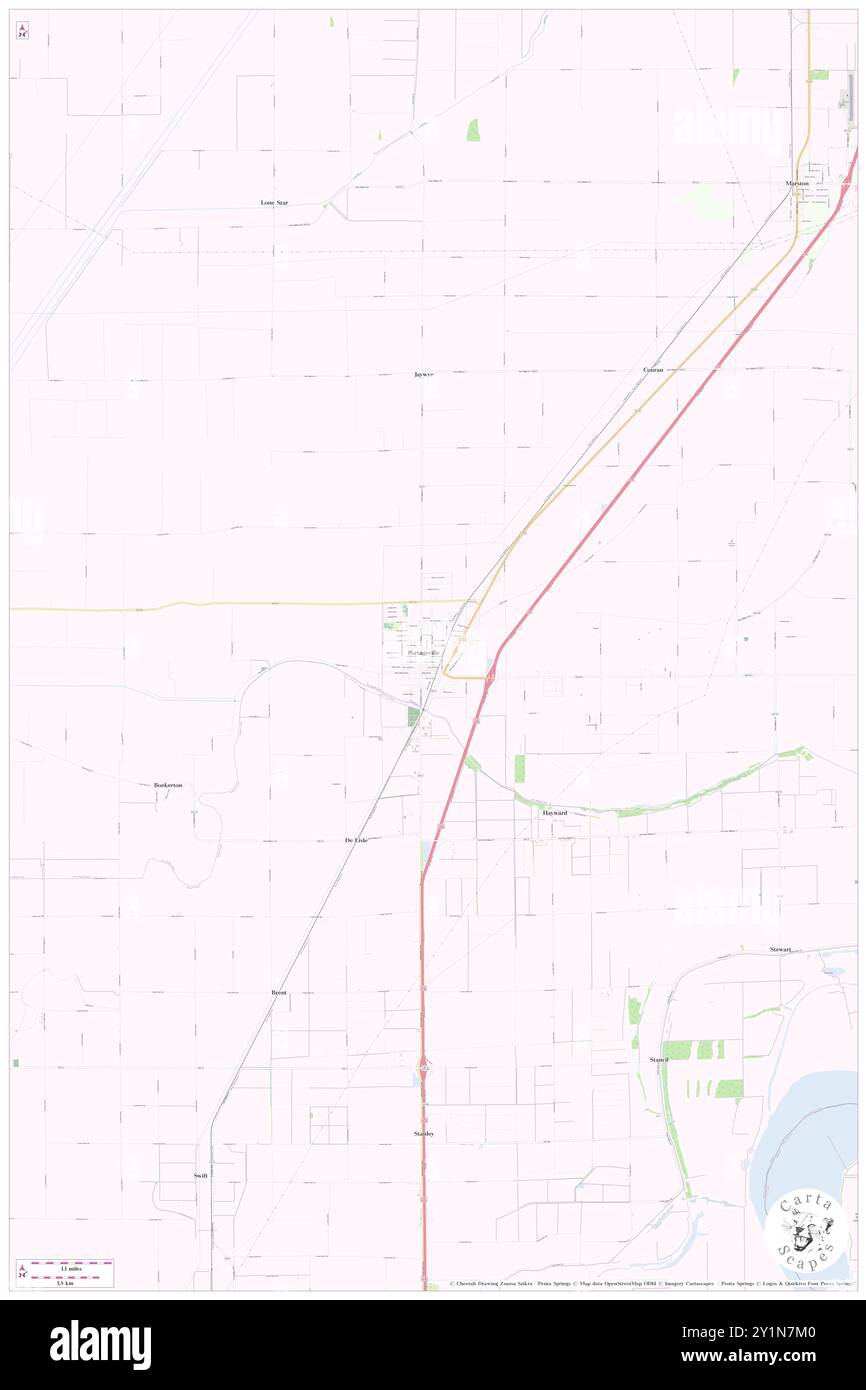 Portageville missouri map Cut Out Stock Images & Pictures - Alamy