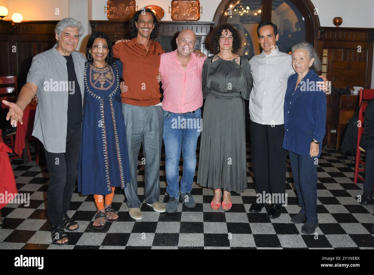 Venice, Italy. 05th Sep, 2024. Exclusive. Georges Corraface, Malika ...