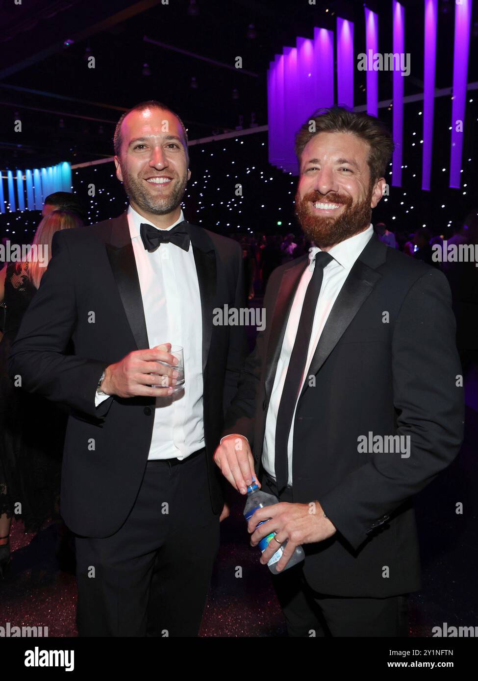 Ryan Wackerman and Brian Speiser at the Governors Gala, following night one of the Television ...