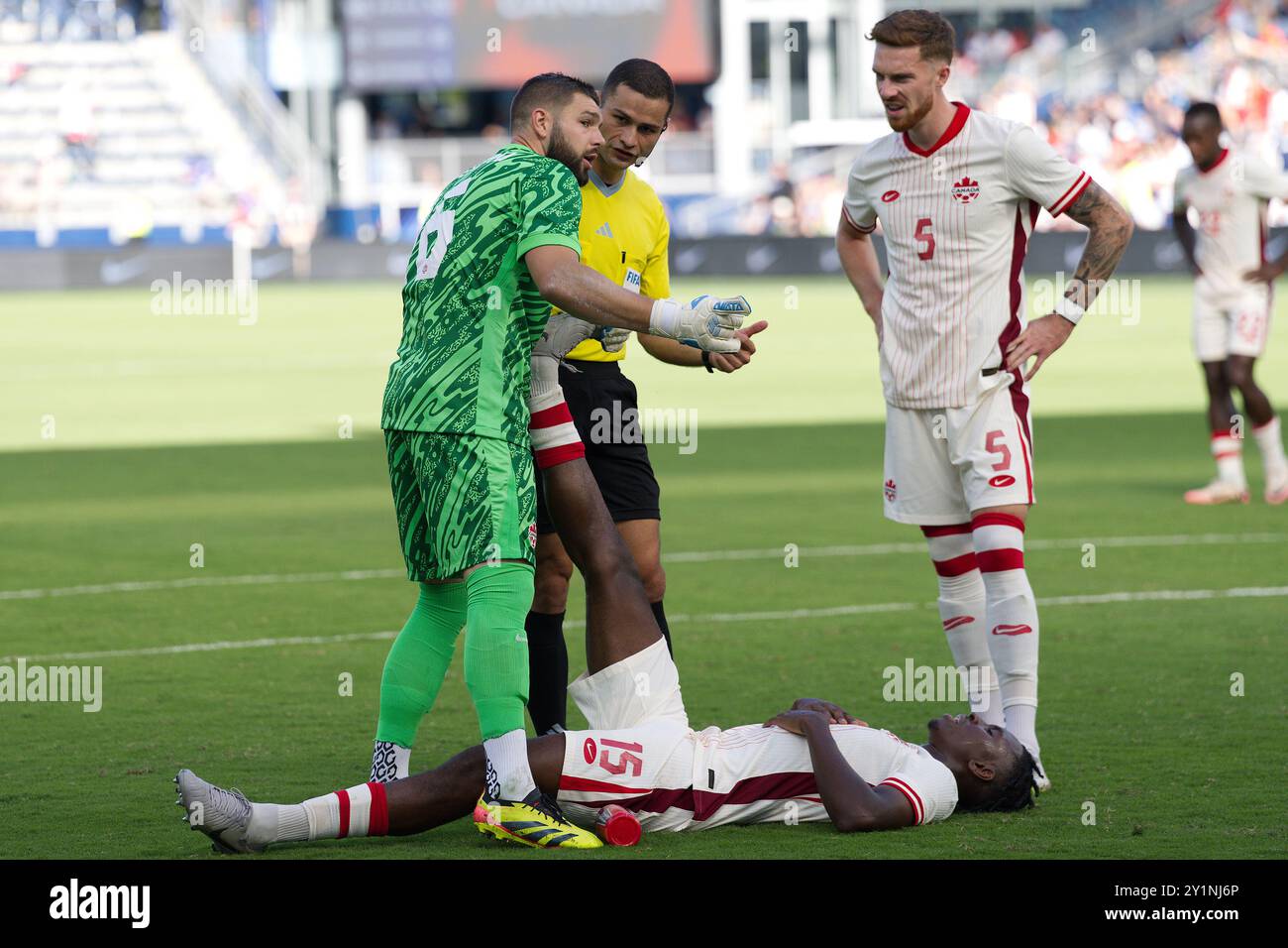 Kansas City, Kansas, USA. 7th Sep, 2024. Team USA and Team Canada ...