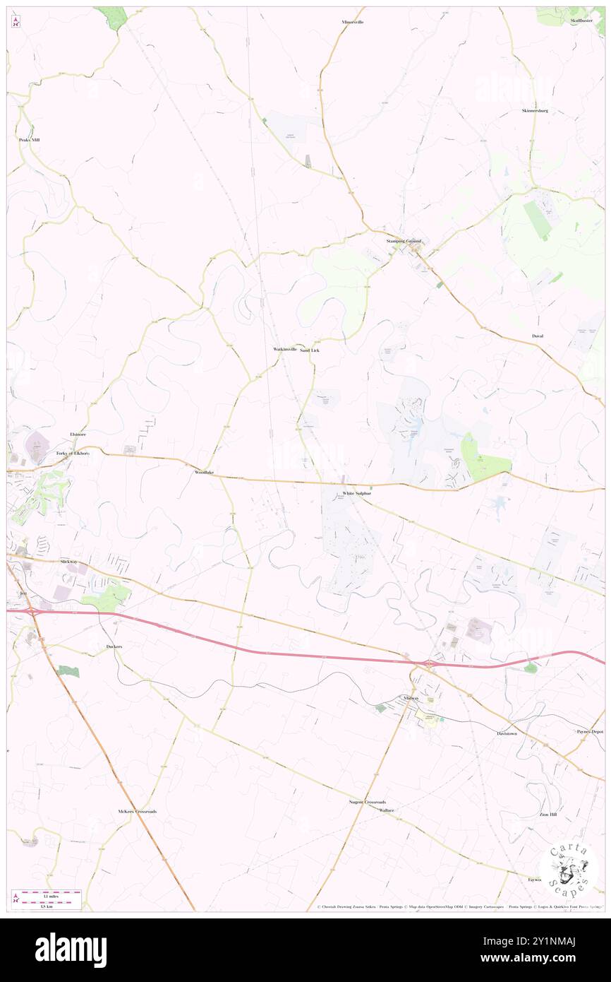 Woodland Estates, Whitley County, US, United States, Kentucky, N 36 56 ...