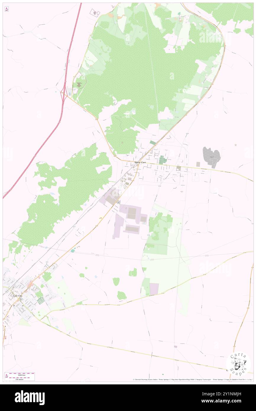 Horse Cave, Hart County, US, United States, Kentucky, N 37 10' 46'', S ...