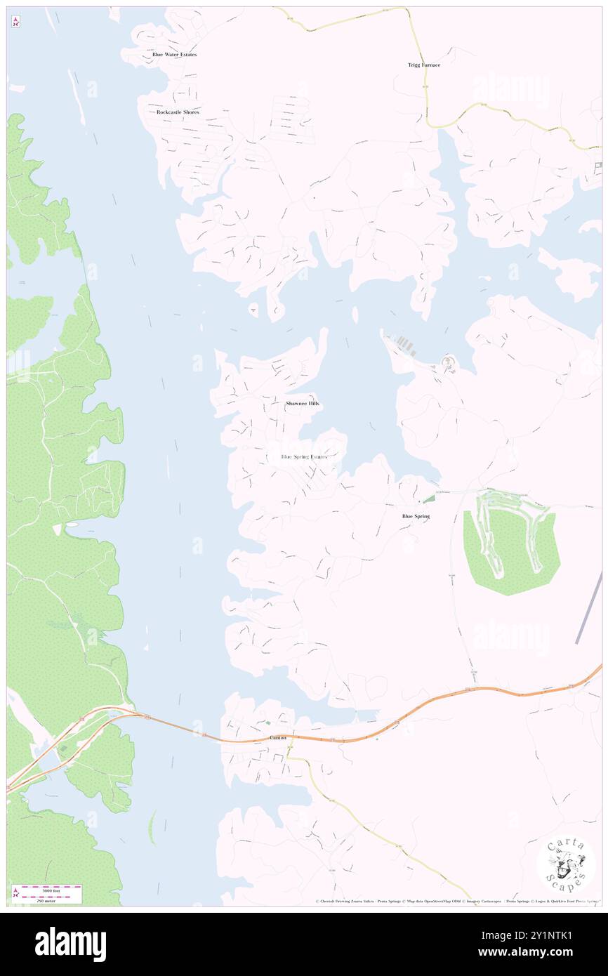 Trigg county map hi-res stock photography and images - Alamy