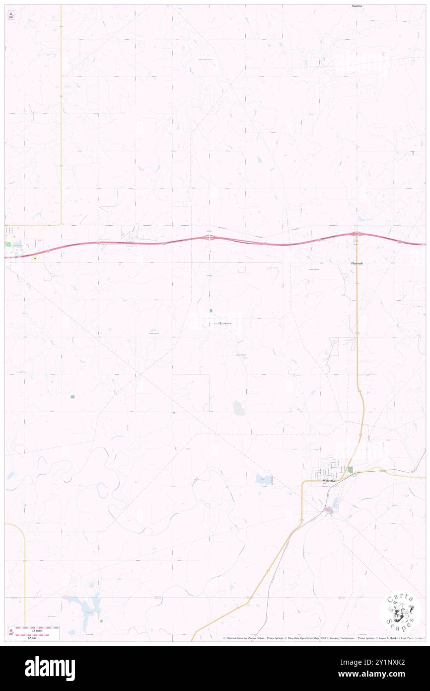 Clearview, Okfuskee County, US, United States, Oklahoma, N 35 23' 49 ...