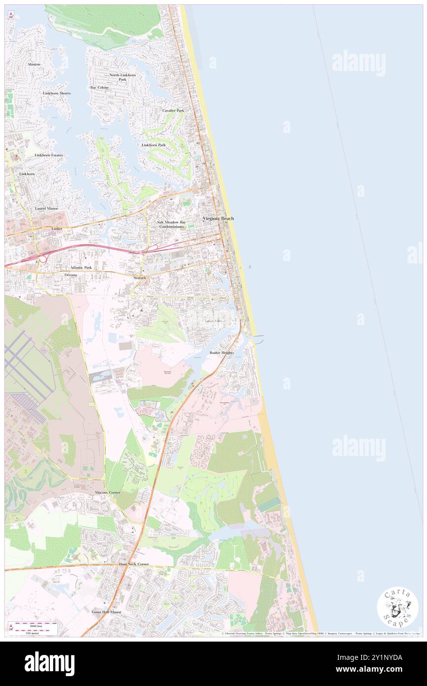 Lake View, City of Virginia Beach, US, United States, Virginia, N 36 49 ...
